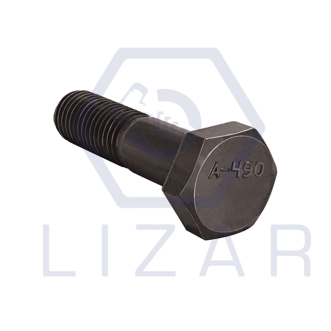 Tornillo estructural cabeza hexagonal A490 negro. - Tornillos Lizar